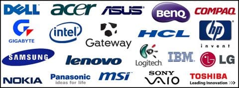 Computer Company Logos & Gaming Brands | PC & Laptop Symbols