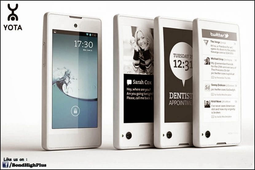 YotaPhone: World's first dual-screen smartphone | Bond High Plus